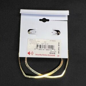 Kohl's | Jewelry | Celebrate Together Kohls Rainbow Heart Hoop Earrings ...
